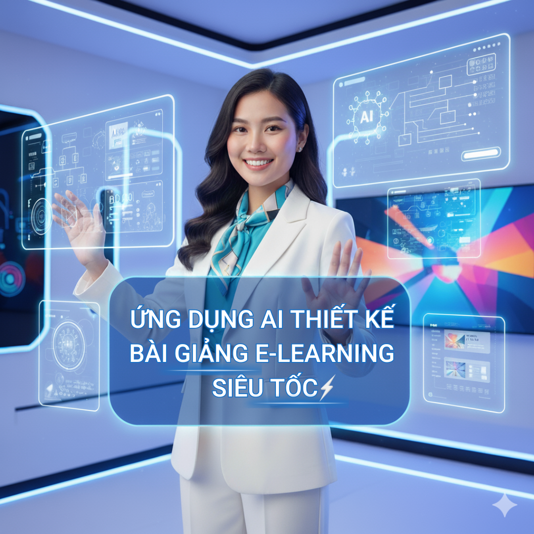 Ứng dụng AI thiết kế bài giảng Elearning siêu tốc